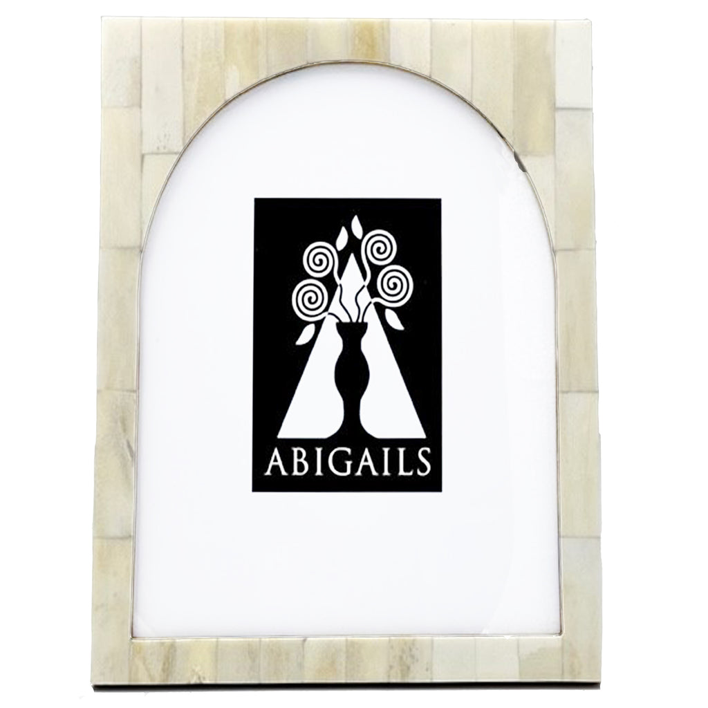 Frame, White Bone with Dome, 8 X 10 – Abigails